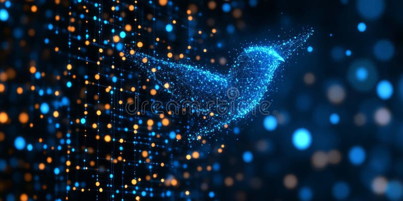 Bird Technology Logo, Bird Logo, Eagle and Wing, Airplane Icon Stock ...