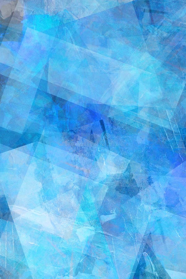 Abstract Blue Black Background with Textured Transparent Squares in ...