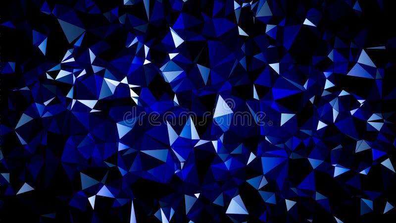Abstract Blue and Black Color Triangle Polygon Wallpaper Stock ...