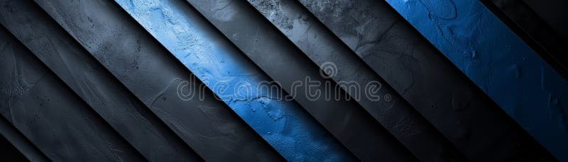 Abstract Blue and Black Diagonal Stripes Background Stock Illustration ...