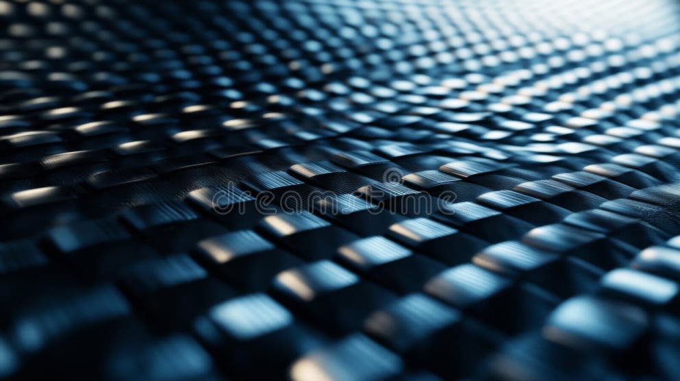 Abstract Blue and Black Wavy Checkerboard Pattern Stock Illustration ...