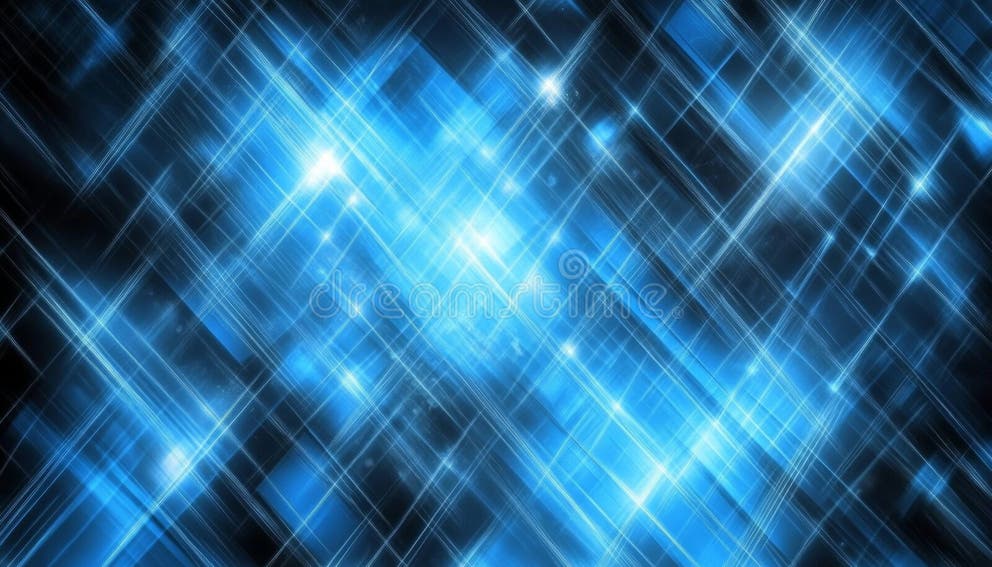 Abstract Blue, Black and White Geometric Shining Diagonal and Rectangle ...