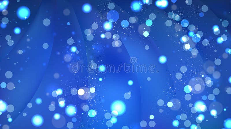 Abstract Blue Blur Lights Background Design Stock Vector - Illustration ...