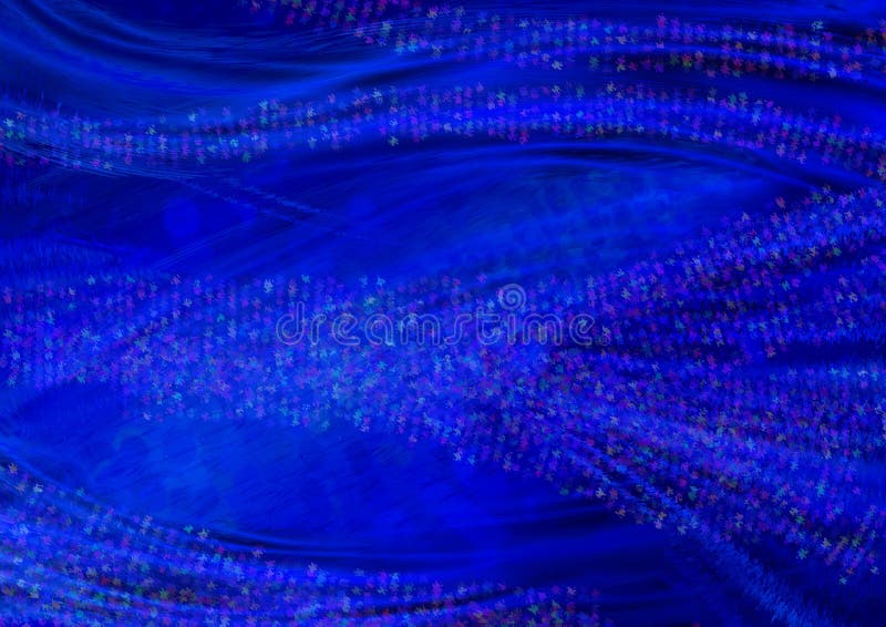 Abstract Blue Blur Wave Background Design Stock Illustration ...