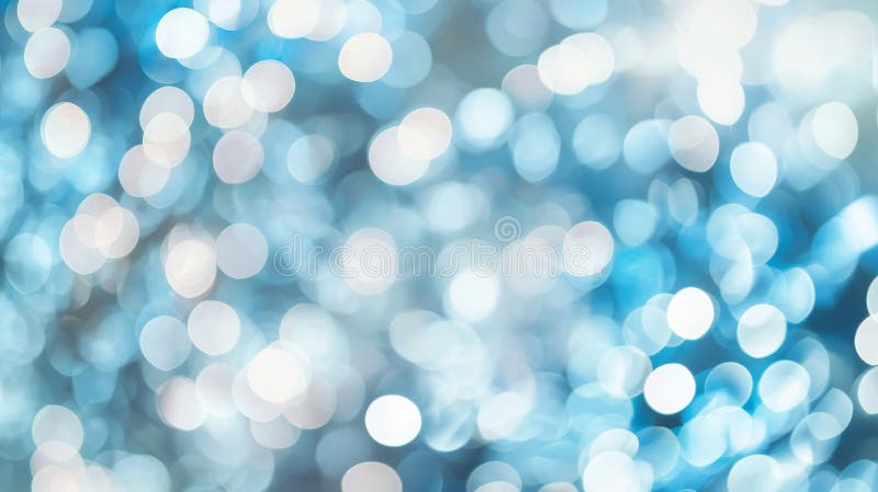 Abstract Blue Blurred Bokeh Background for Creative and Artistic Visual ...