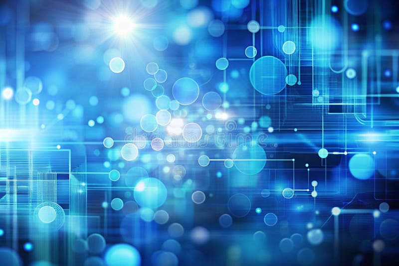 Abstract Blue Blurry Background for Digital Design and Web Templates ...