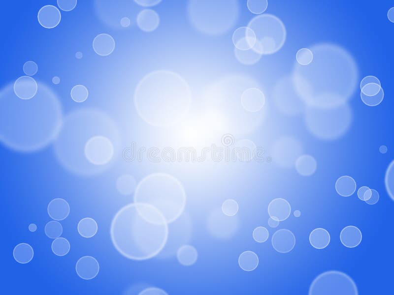 Abstract Blue Bokeh Background Stock Illustration - Illustration of ...