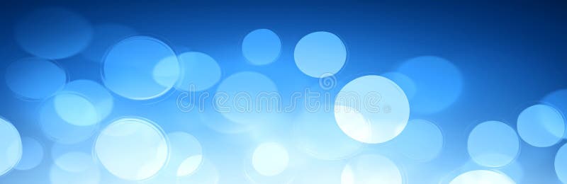 Abstract Blue Bokeh Background Creating a Soft Dreamlike Effect Stock ...