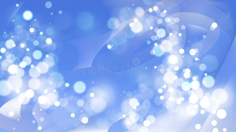 Abstract Blue Bokeh Defocused Lights Background Vector Stock Vector ...