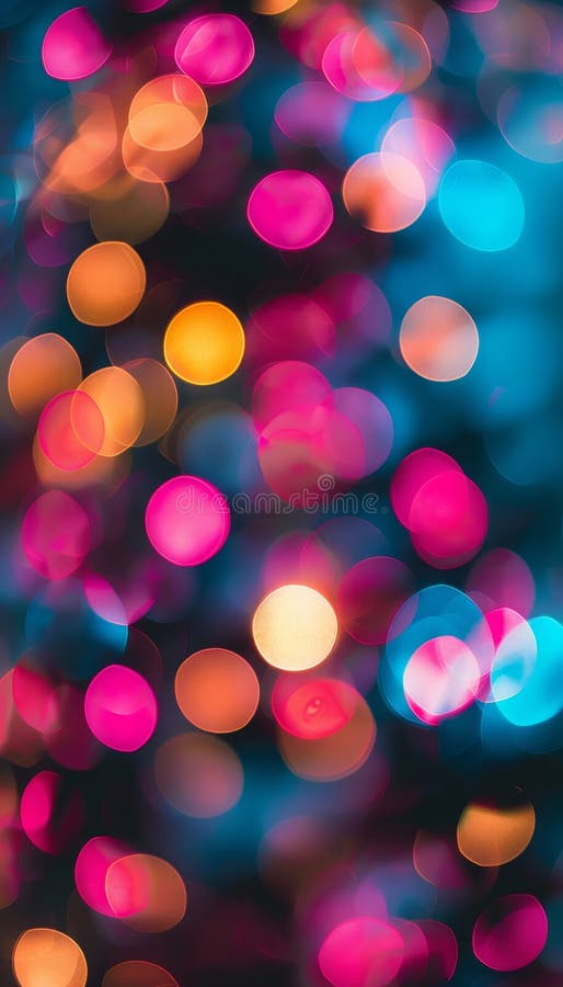 Abstract Blue Bokeh Lights Ideal for Crafting a Beautiful Textured ...