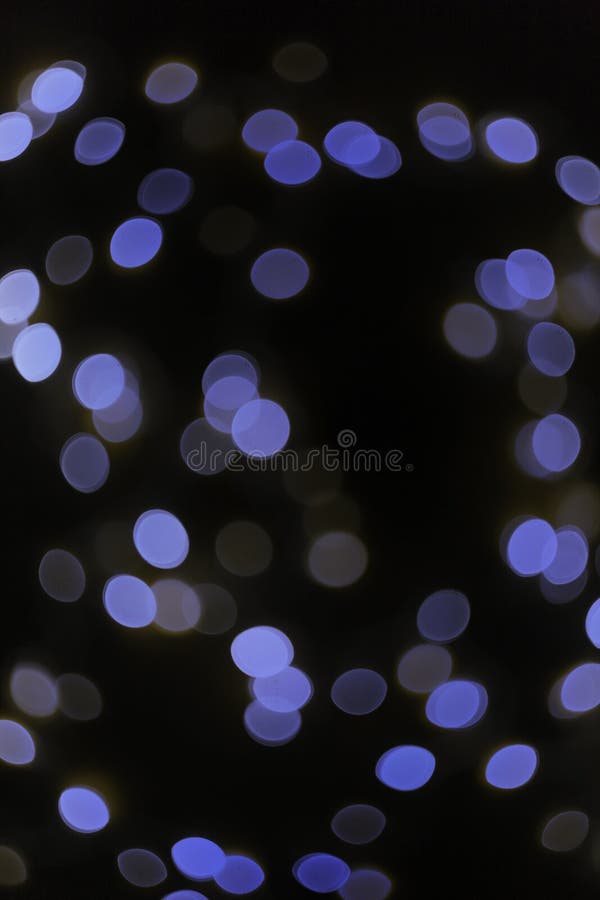 Abstract Blue Bokeh Texture on Dark Background. Bokeh. Stock ...