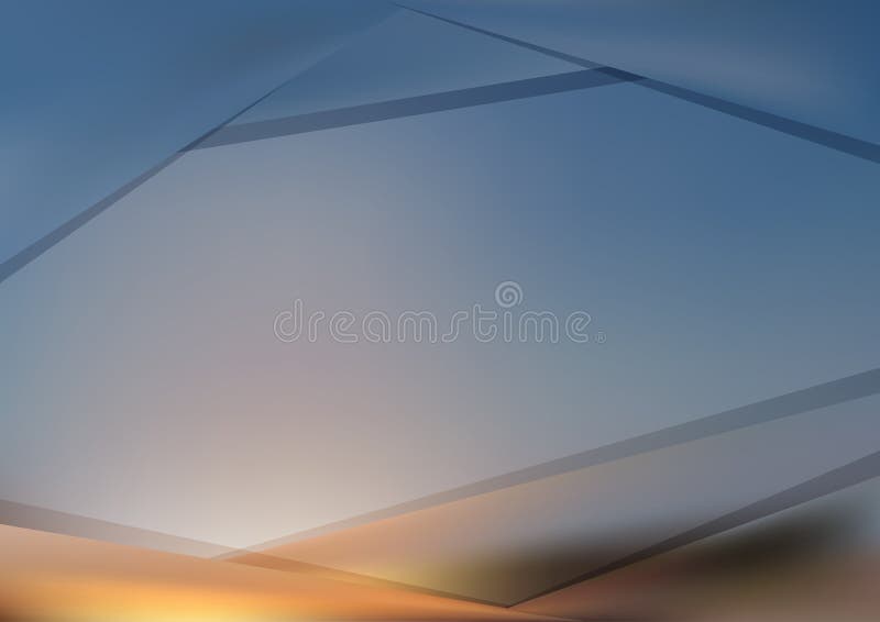 Abstract Blue and Brown Background Design Template Vector Illustration ...