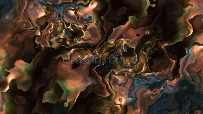 Abstract Blue and Brown Colorful Marble, Mix Liquid Color Texture ...