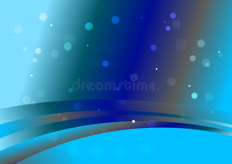 Abstract Blue and Brown Gradient Wavy Background Vector Illustration ...