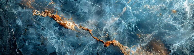Abstract Blue and Brown Marble Texture Stock Illustration ...