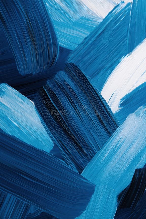 Abstract Blue Brush Stroke Texture - Modern Artistic Background Design ...