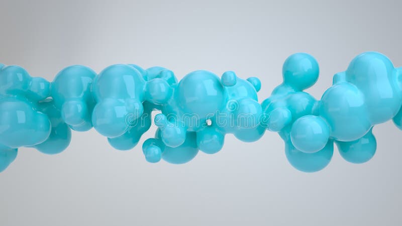 Abstract Blue Bubble from Spherecial Shapes Stock Illustration ...