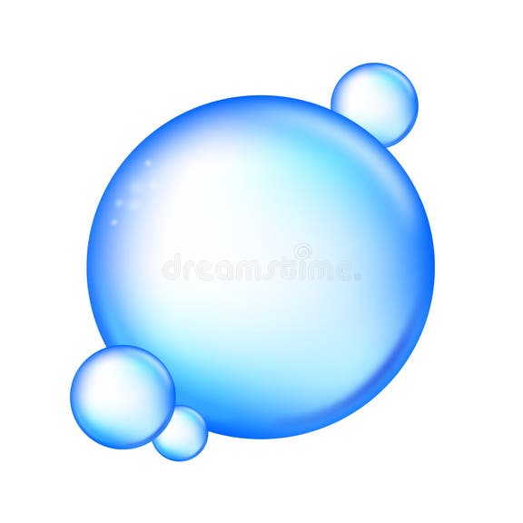 Abstract Blue Bubble Vector Design Stock Vector - Illustration of bubble, floating: 296566007
