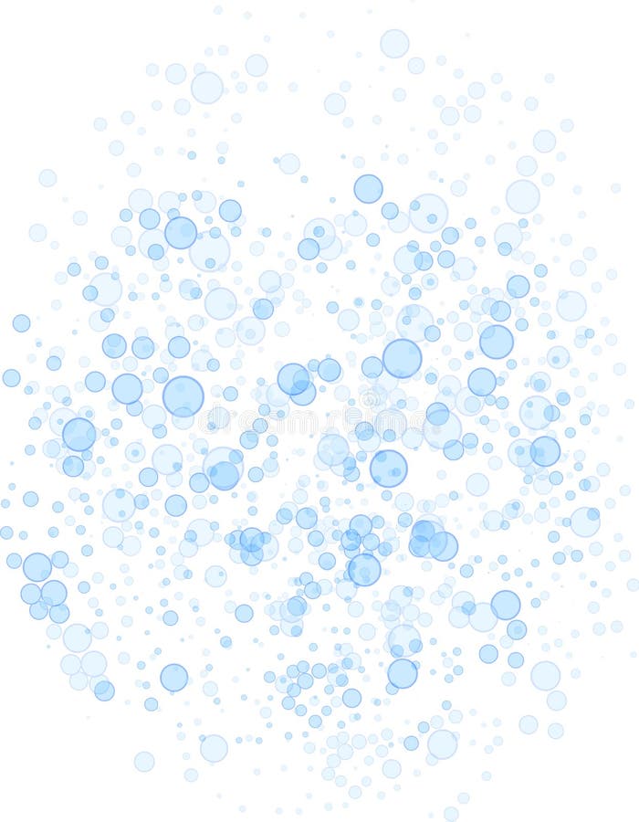 Abstract Blue Bubbles Background Stock Vector - Illustration of modern ...