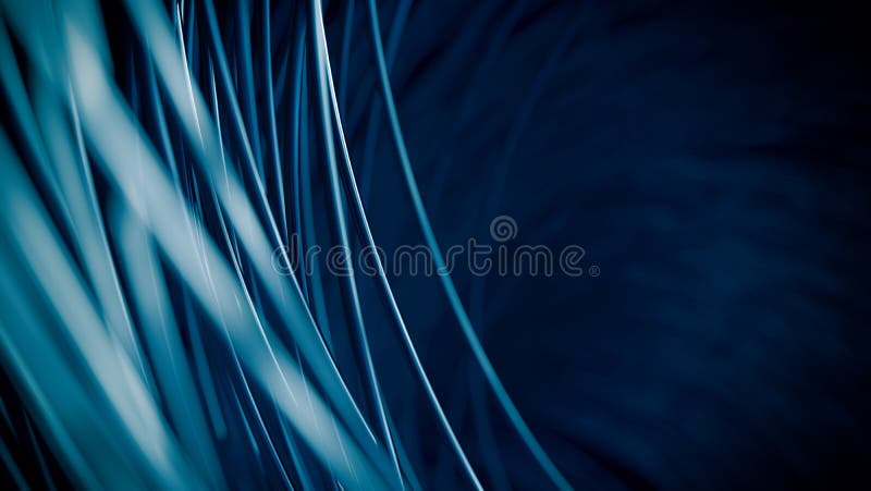 Abstract blue cables stock illustration. Illustration of design - 49506526