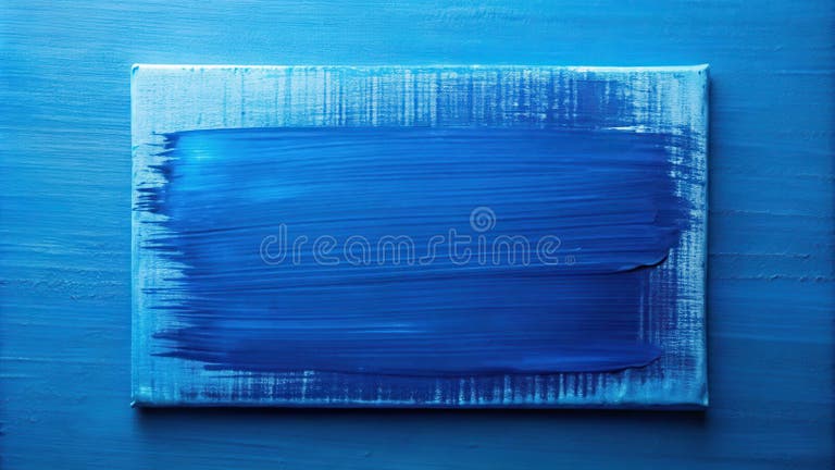 Abstract Blue Canvas Texture a Bold, Textured Stroke of Cobalt on a ...
