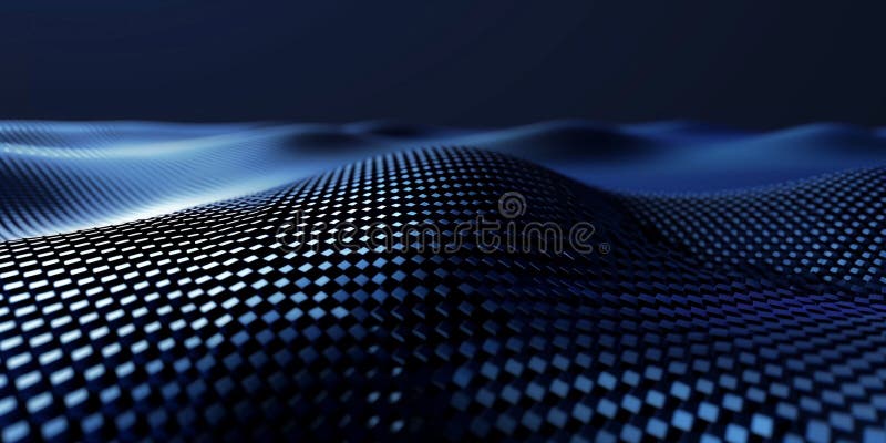 Abstract Blue Carbon Fiber Background with Light and Shadow Effects ...
