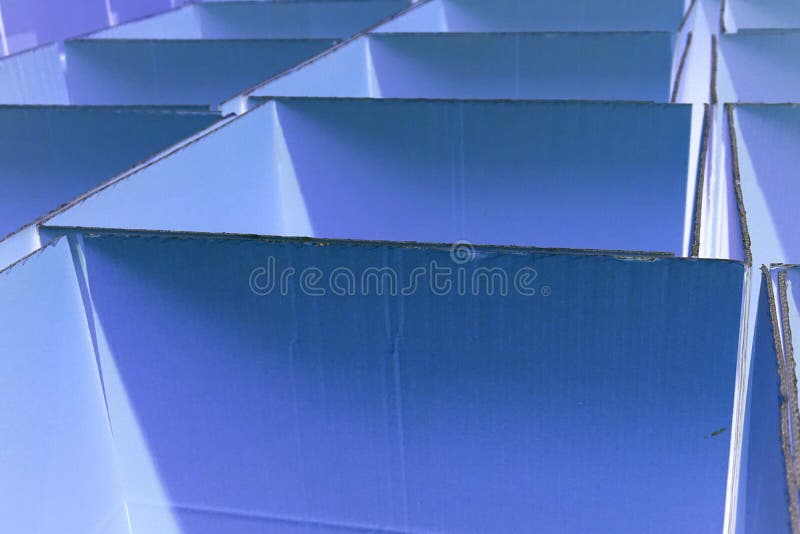 Abstract blue carton boxes stock photo. Image of commercial - 55144344