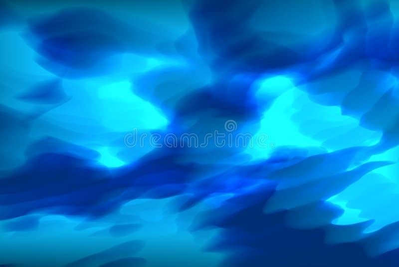 Abstract Blue Cave - Cosmic Fog Stock Photo - Image of space, render ...