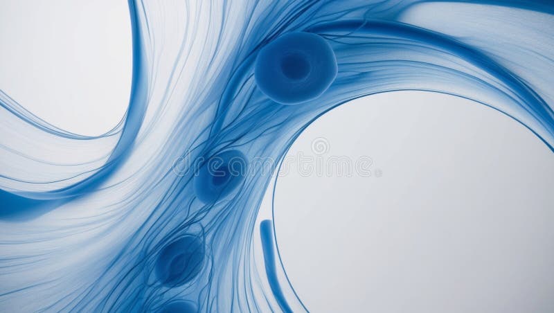 Abstract Blue Cell Structure Background Design. Stock Photo - Image of ...