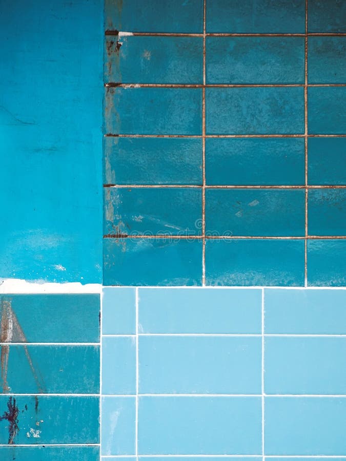 Abstract blue ceramic wall stock image. Image of background - 128287733