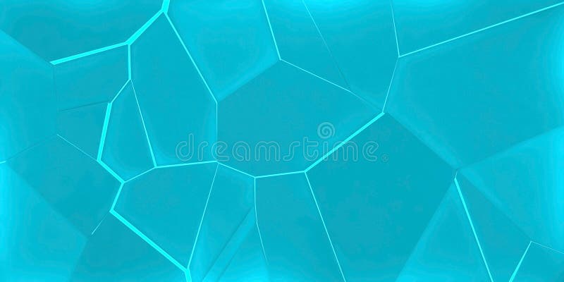 Abstract Blue Cg Background Texture, Polygonal Wall Stock Illustration ...