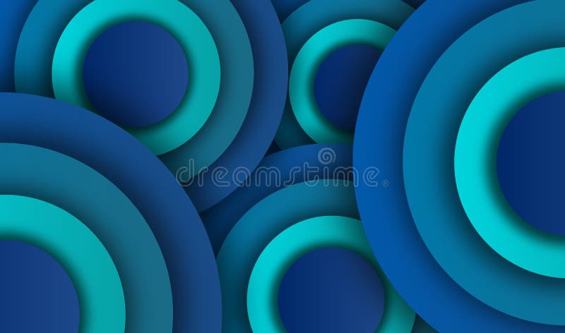 Abstract Blue Circle Background, Vector ,illustration, Paper Art Stock ... Abstract Blue Circle Background, Vector ,illustration, Paper Art Stock ...
