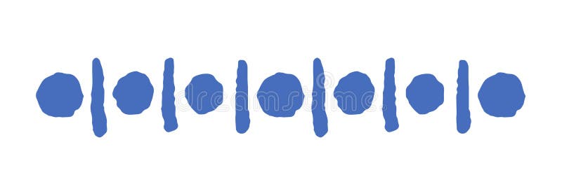 Abstract Blue Circle Dashes Vector Stock Illustration - Illustration of ...