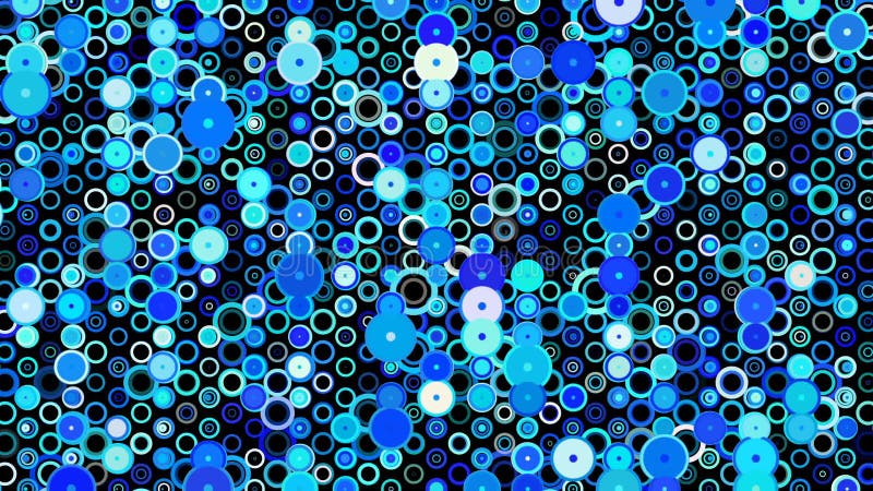 Abstract Blue Circle Pattern Motion Background Video.Dot Pattern ...