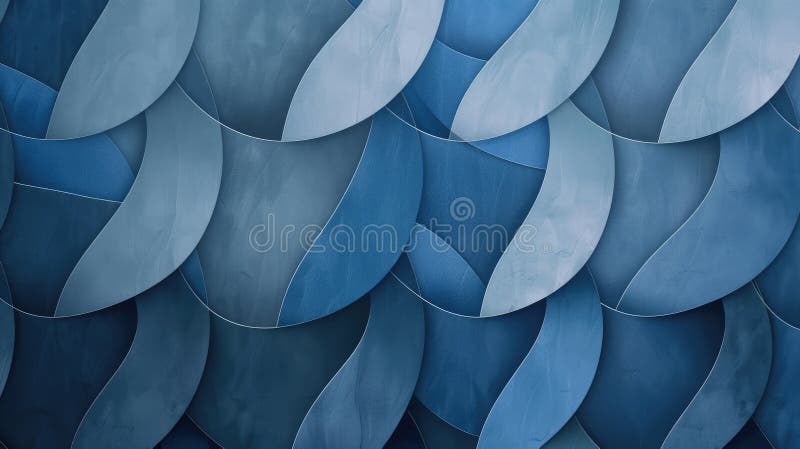 Abstract Blue Circle Repetitive Pattern Polygon Geometry in Background ...