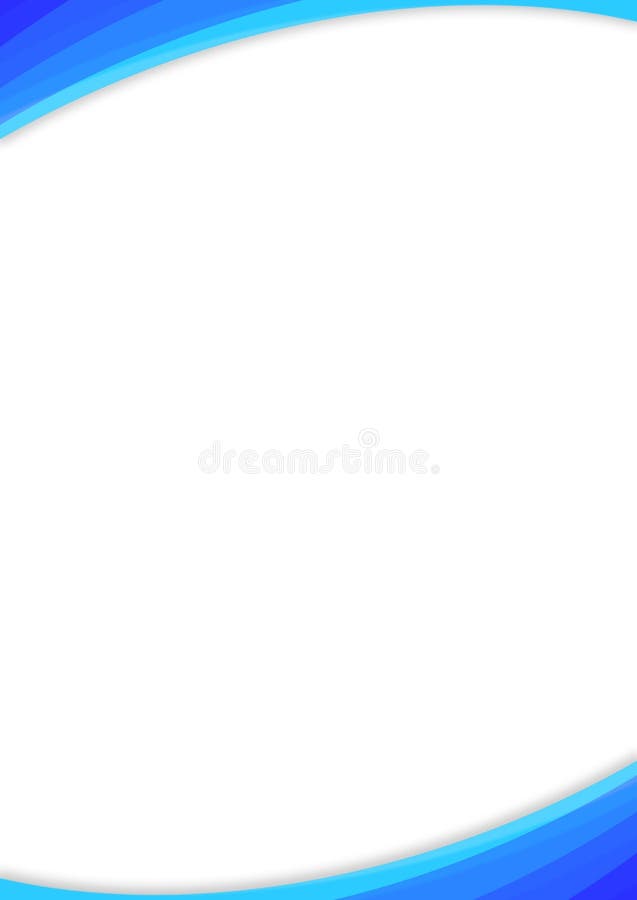 Abstract Blue Circle Stack on Top and Bottom Template Background Stock ...