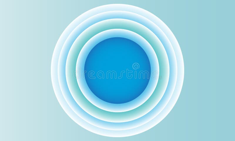 Abstract Blue Circle Wave Line Abstract Background. Vector Illustration ...