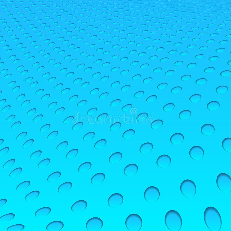 Abstract Blue Circles Geometric Hole Pattern Wave Background and ...