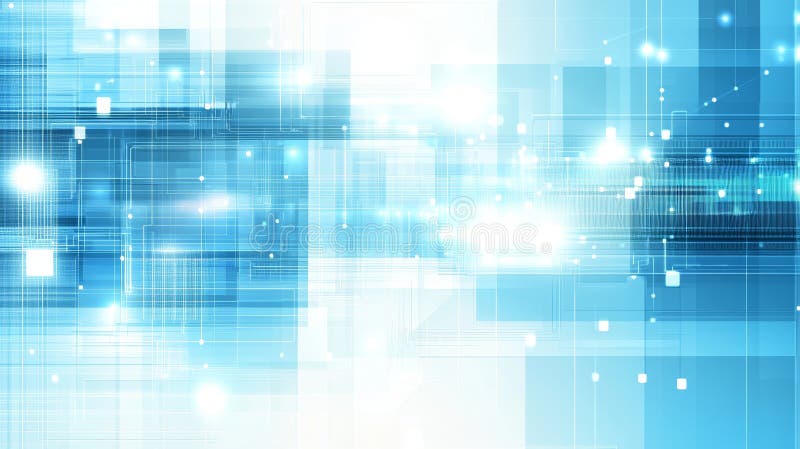 Abstract Blue Circuit Design, Ideal for Technology, Engineering, and ...