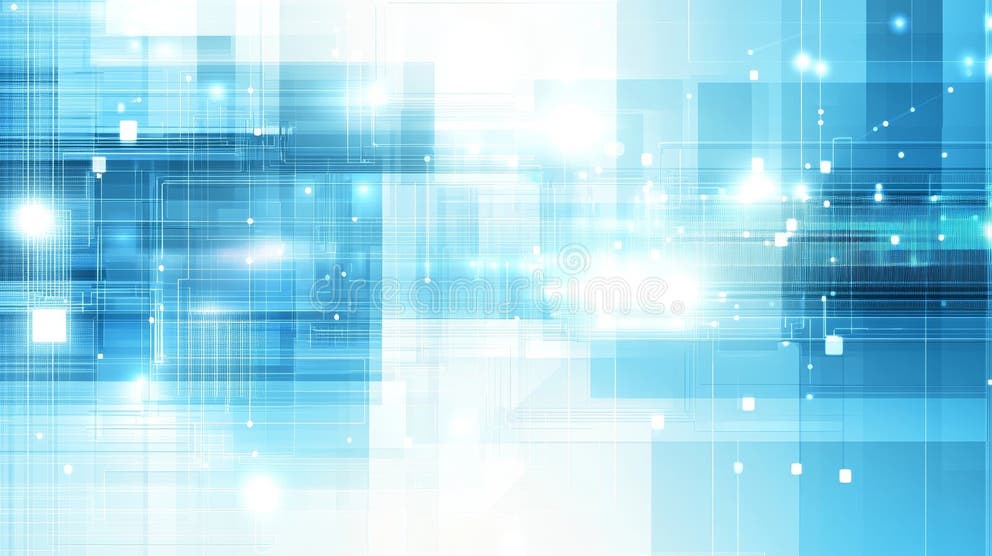 Abstract Blue Circuit Design, Ideal for Technology, Engineering, and ...