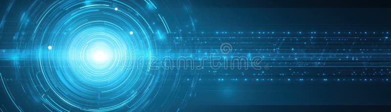 Abstract Blue Circular Design on a Gradient Background for Modern ...