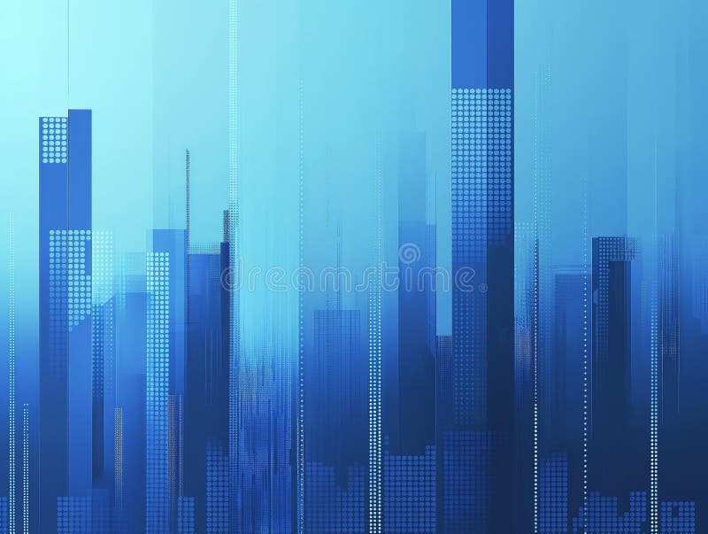 Abstract Blue Cityscape stock image. Image of abstract - 320144907