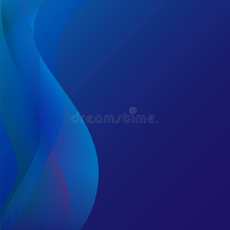 Abstract Blue Color Background. Dynamic Shapes Composition Stock ...