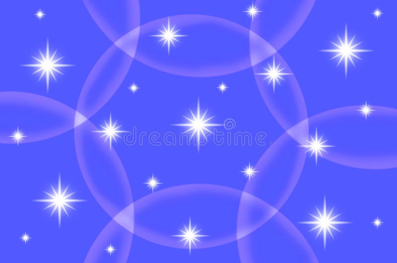 Abstract Blue Color Background with Star Stock Illustration ...