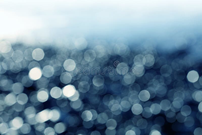 Abstract Blue Color Blur Smoke Blinking Background. Soft Focus Stock ...