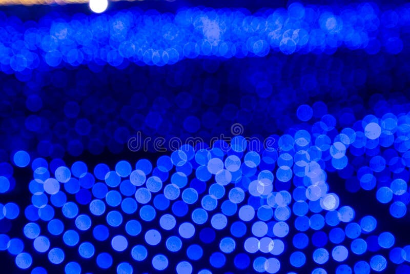 Abstract blue color bokeh stock photo. Image of festival - 155594484