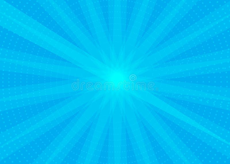 Abstract Blue Color Comic Book Background Design. Stock Vector ...