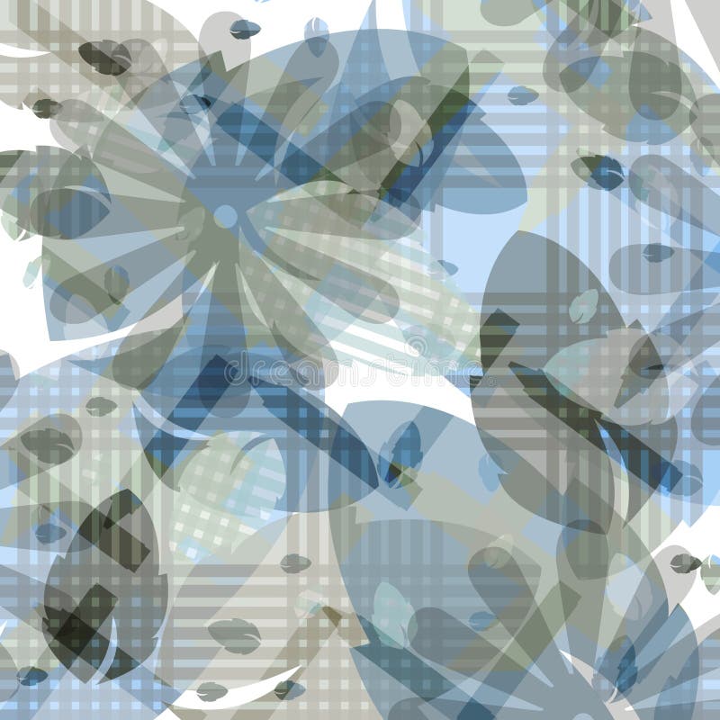 Abstract Blue Color Full Background and Modern Art Stock Illustration ...
