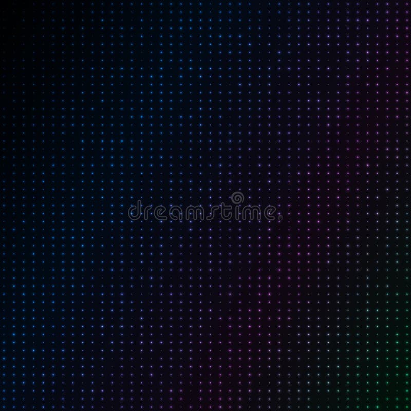 Abstract Blue Color Neon Dots, Dotted Technology Background. Glowing ...