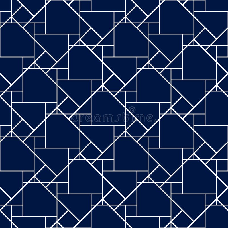 Abstract Blue Color Samless Pattern. Background Trendy Blue Color Stock ...